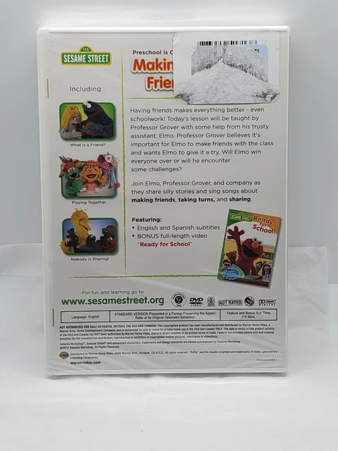 SESAME STREET: PRESCHOOL Is Cool - Making Friends (DVD, 2012) New £5.75 ...