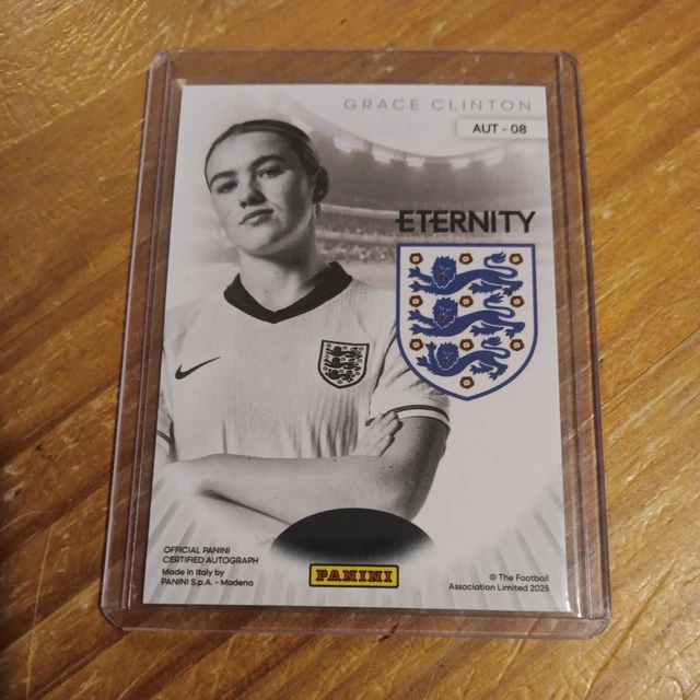 PANINI ETERNITY LIONESSES 2025 Grace Clinton England Auto Autograph ...
