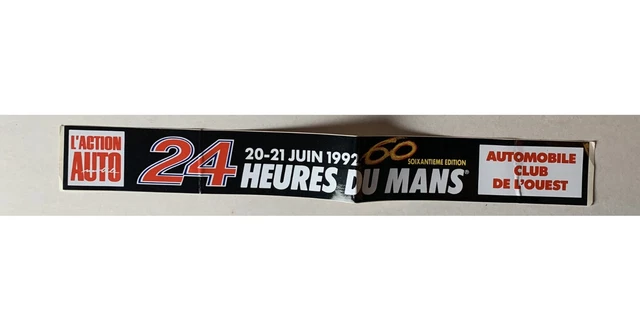 Sticker 24 Heures Du Mans 20 21 Juin 1992 Eur 4 99 Picclick It