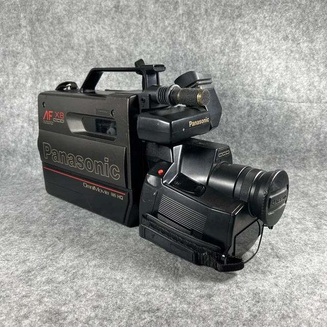 VINTAGE PANASONIC AF X8 CCD Omnimovie VHS Camcorder, High Speed Shutter ...