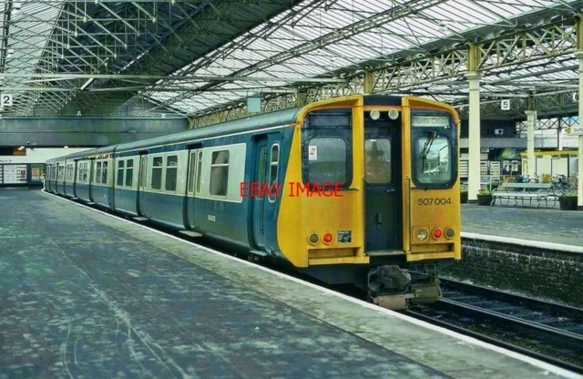 PHOTO CLASS 507 Unit 507004 At Southport Railway Station Stabled. Early ...