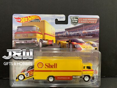 HOT WHEELS PORSCHE 962 & Sakura Sprinter Shell Team Transport FLF56-R 1 ...