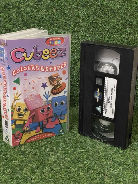 CUBEEZ COLOURS AND Shapes Children’s VHS Video Tape Kids £16.31 ...