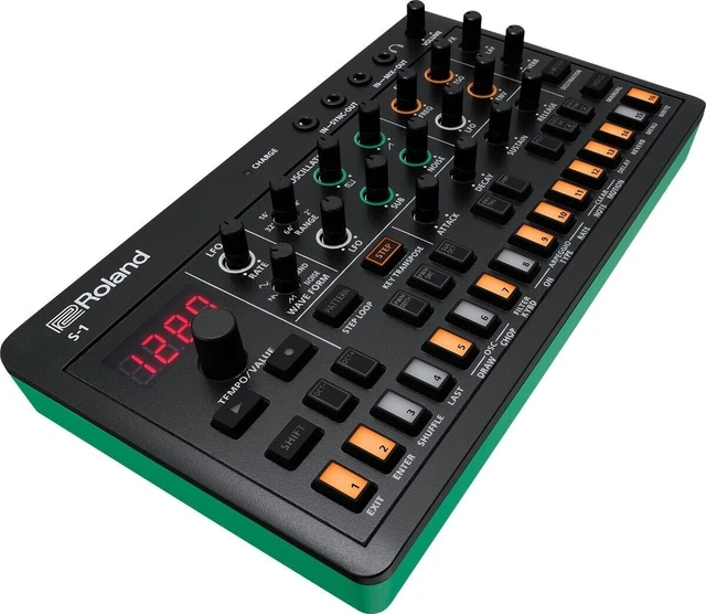 ROLAND AIRA COMPACT S-1 Tweak Synthesizer Digital SH-101 Sound & Step ...