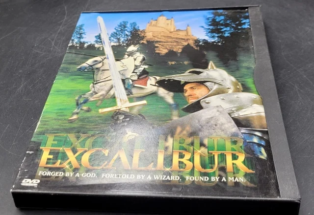 EXCALIBUR DVD 1981 John Boorman King Arthur Helen Mirren Snap Case ...