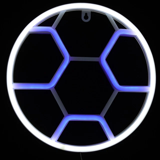 FOOTBALL ATMOSPHERE LIGHT Baby Neon Sign Led Signs for Wall Decor Game ...