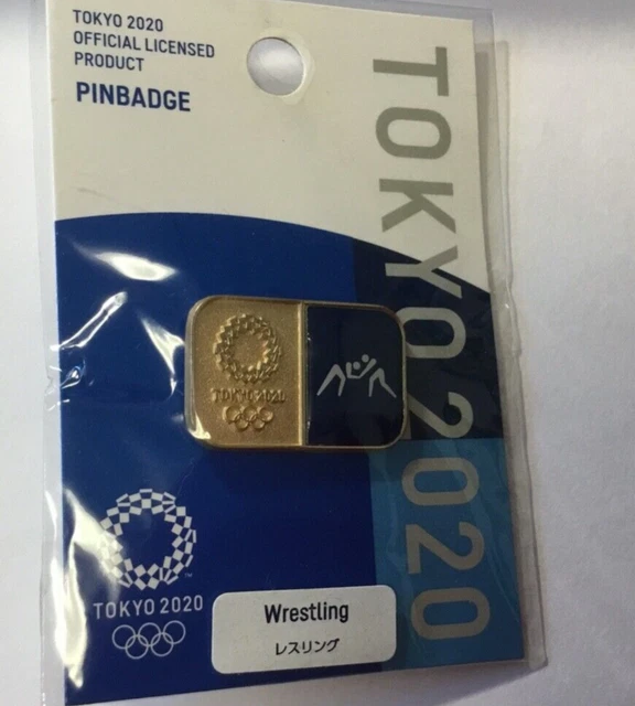 TOKYO 2020 OLYMPICS Olympic Games WRESTLING official pictogram pin ...