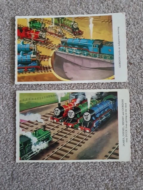 VINTAGE 1960'S THOMAS THE TANK postcards Edmund Ward Series 10 Nos 8 ...