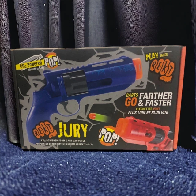 UMAREX REKT JURY Revolver Blue C02 Powered Foam Dart Launcher $39.99 ...