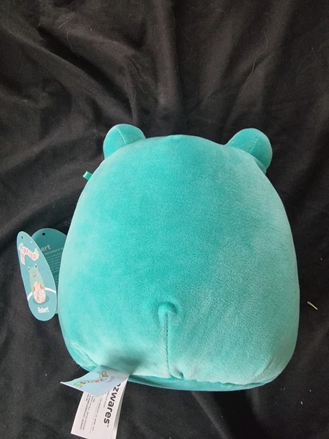 SQUISHMALLOWS 7.5-INCH-ROBERT THE Aqua Frog with Floral Belly - New ...