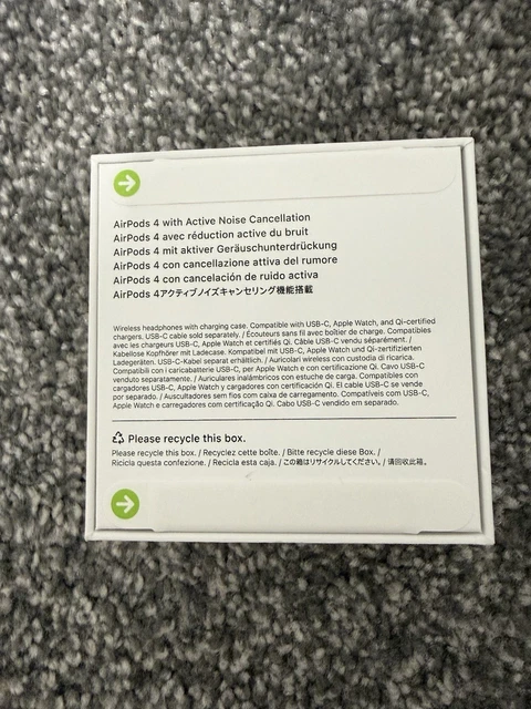 APPLE AIRPODS 4 with Active Noise Cancellation ANC - brand new unopened ...