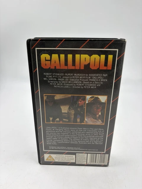 GALLIPOLI CIC UK PAL VHS Stripey Video £12.95 - PicClick UK