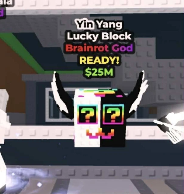 STEAL A BRAINROT yin yang brainrot god lucky block £5.43 - PicClick UK