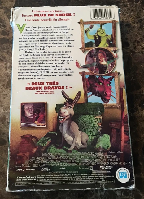 *VHS FRENCH MOVIE Shrek! Special Edition Videocassette (3) $5.39 ...