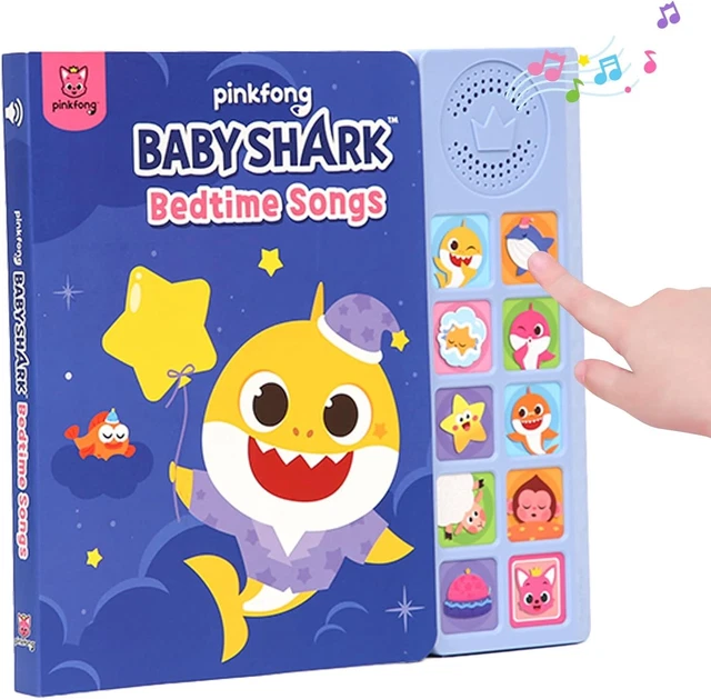 PINKFONG BABY SHARK Bedtime Songs 10 Button Sound Book Interactive ...
