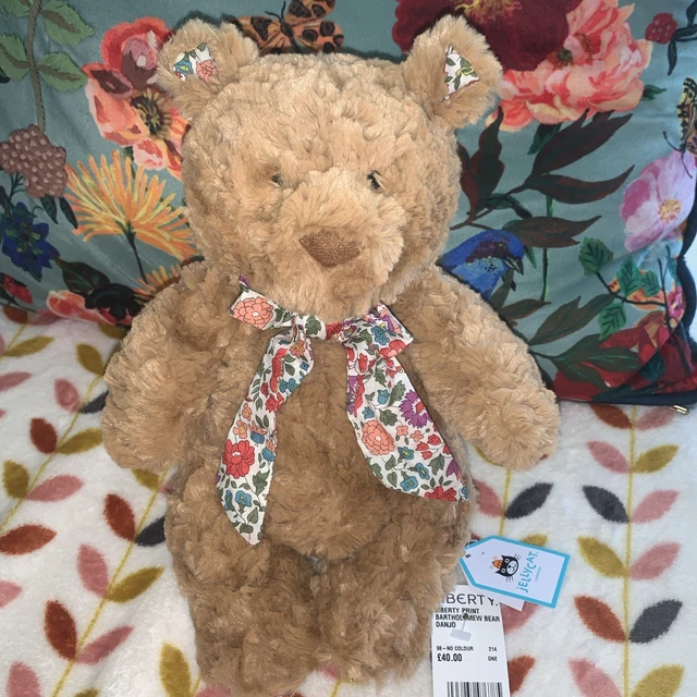 JELLYCAT BARTHOLOMEW BEAR liberty Danjo BNWT 🐻🌸🐻 £156.70 - PicClick UK