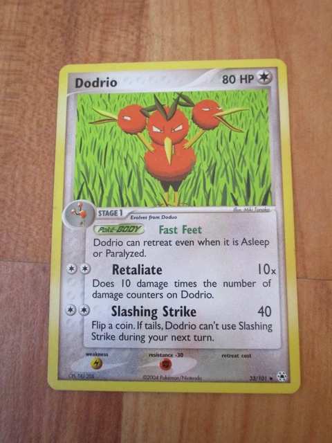 RARE DODRIO 33/101 Ex Caché Legends Ensemble Carte Pokémon EUR 1,73 ...