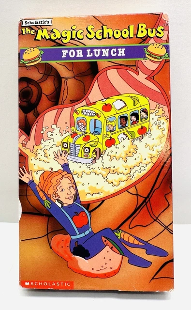 THE MAGIC SCHOOL BUS FOR LUNCH VHS Home Video Cassette Tape Free ...