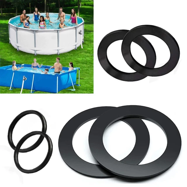 CONVENIENT PACK OF 6 Replacement Rubber Washer Rings for Intex Pool ...