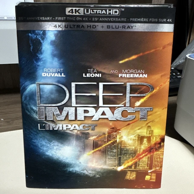 DEEP IMPACT (1998, 4K Ultra HD + Blu-ray) With Slipcover $49.99 ...
