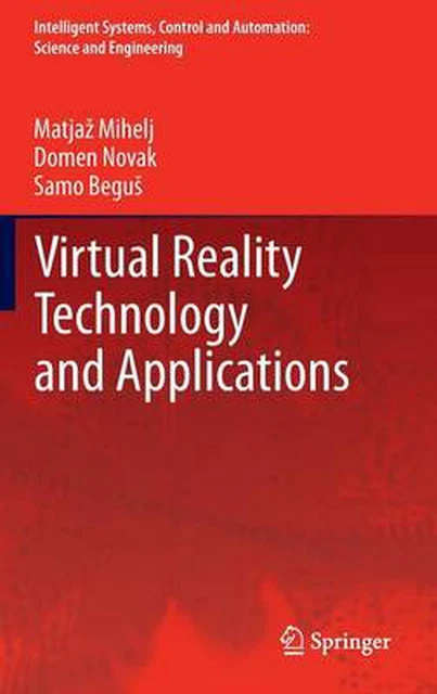 TECHNOLOGIE ET APPLICATIONS de réalité virtuelle par Domen Novak (anglais) couverture rigide B ...