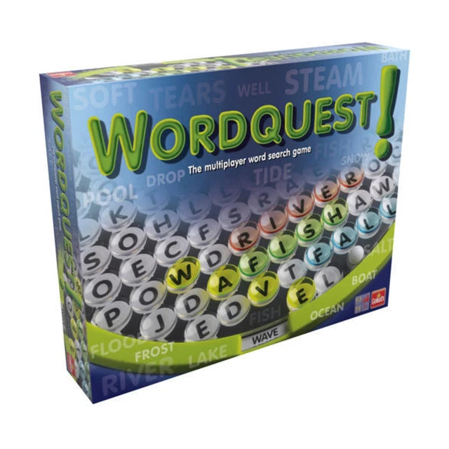 GOLIATH GAMES BOARDGAME Word Quest (Wordsearch) Box VG+ £28.22 ...