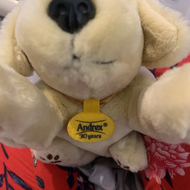 ANDREX 30 YEAR Anniversary Soft Plush Toy Dog Limited Edition ...