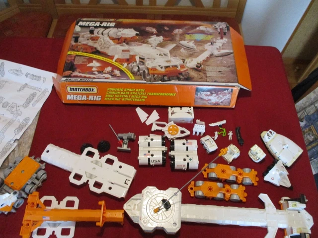 MATCHBOX MEGA-RIG POWERED Space Base, Weltraumbasis, 90er Jahre, fast ...