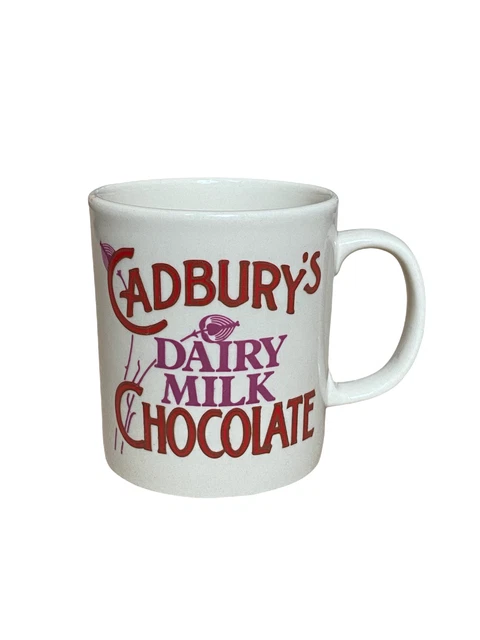 CADBURY'S DAIRY MILK Chocolate Tea Mug Staffordshire Tableware Made in ...