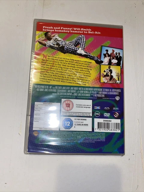FRESH PRINCE OF BEL-AIR COMPLETE SERIES 1 DVD 1st First Season One UK ...