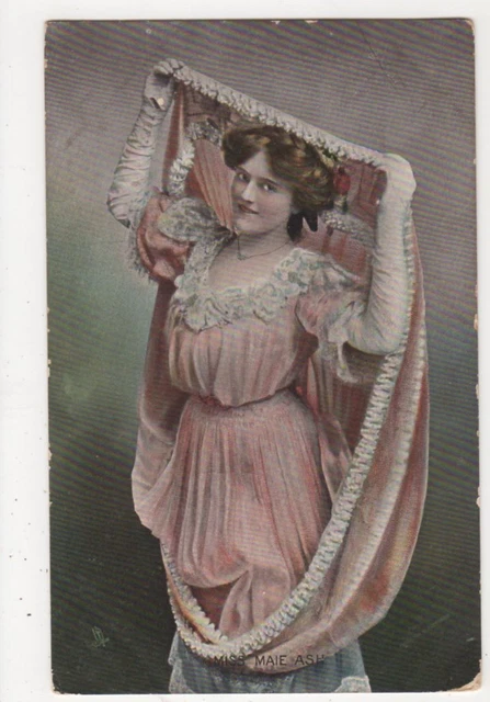 MISS MAIE ASH, Tuck Celebrities Of The Stage 4425 Postcard, B405 £2.00 ...