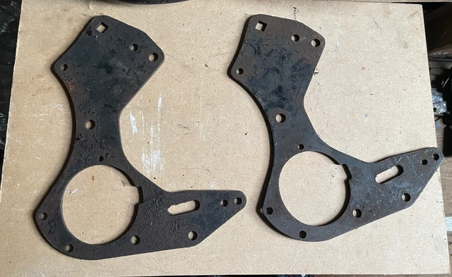 ORIGINAL ENGINE GEARBOX Mounting Plates, Matchless G3L G3LS AJS 16M ...