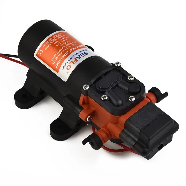 SELF PRIMING PUMP DC Water Pump 4.0A Marine With 2-pin Connector/leads ...