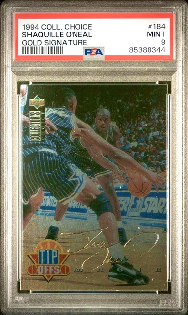 1994 95 Collectors Choice Shaquille Oneal Signature Or 184 Psa 9 Low Pop Eur 8255 Picclick Fr