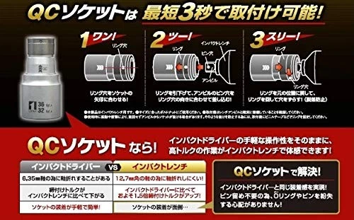 ICHINEN ACCESS MUST Tool (Mast Tool) Socket IM -4W3236I -6K QC Socket ...