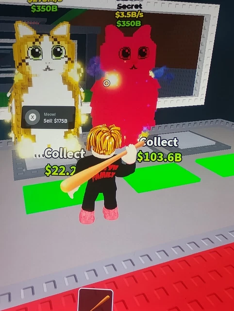 ROBLOX STEAL A Brainrot Meow 3.5B £45.90 - PicClick UK