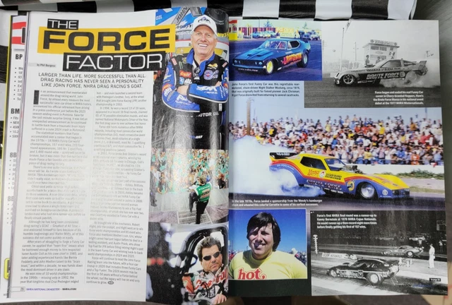 NHRA NATIONAL DRAGSTER Magazine DECEMBER 2025 Drag Racing Issue 12 Vol ...
