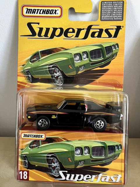 MATCHBOX SUPERFAST 1970 Pontiac GTO n. 18 EUR 17,52 - PicClick IT
