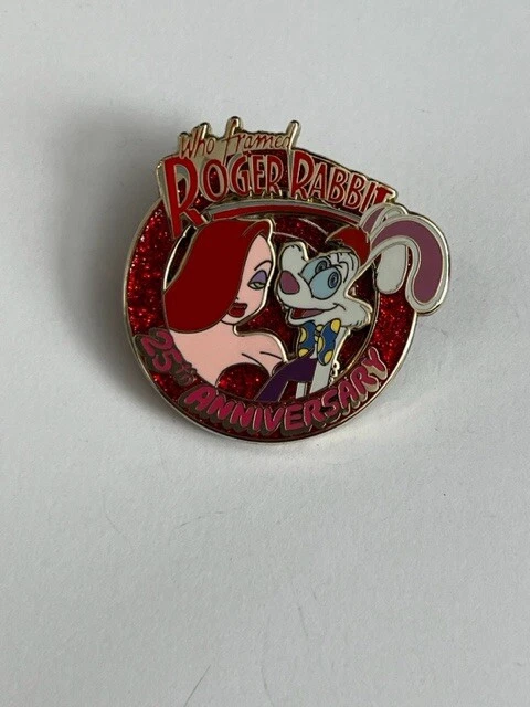 WHO FRAMED ROGER Rabbit 25th Anniversary Roger Jessica LE Disney Pin ...