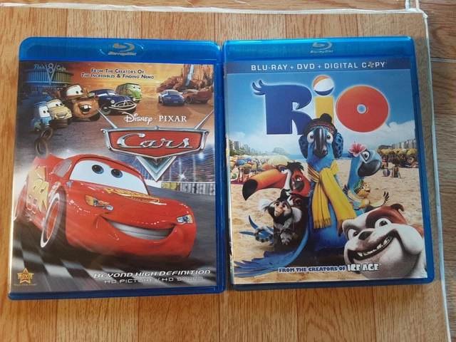 BLU-RAY LOT CARS Disney/Pixar Rio Animated Movie Bundle £8.27 - PicClick UK