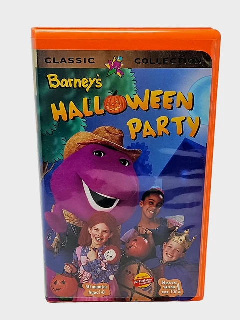 BARNEY GOLD CLASSIC Collection Barneys Halloween Party VHS 1998 Sing ...
