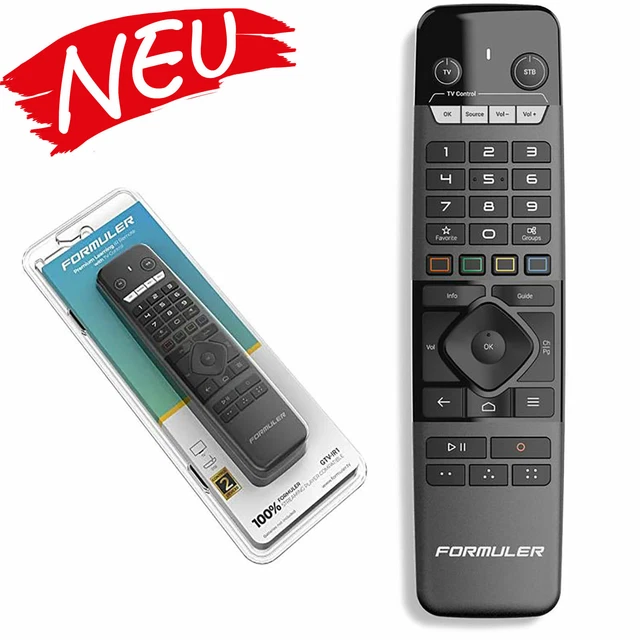 FORMULER GTV-IR 1 Télécommande pour Z Nano, Z Neo, Z7, Z7-G5, Z Alpha ...