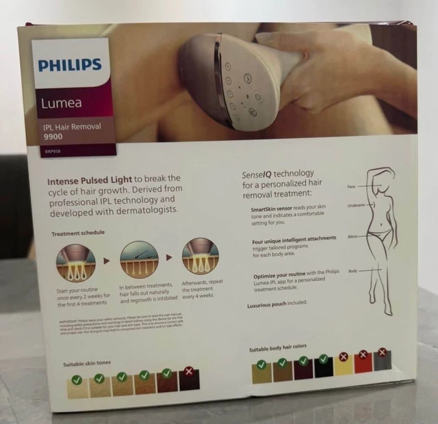 PHILIPS LUMEA IPL 9900 Series Hair Removal Device £135.90 - PicClick UK