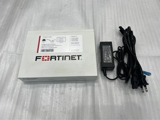 FORTINET FORTIGATE FG-60E Network Security Firewall with Adapter 60E £ ...