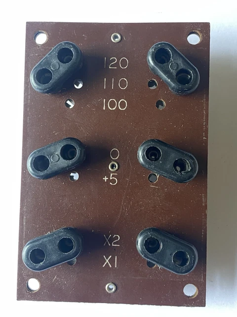 , VOLTAGE SELECTOR Plugs / Link / Shorting Switch Valve Amp. £19.95 ...