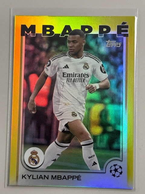KYLIAN MBAPPÉ REAL Madrid C.F. 031/175 Yellow 2024/25 Topps UCC ...