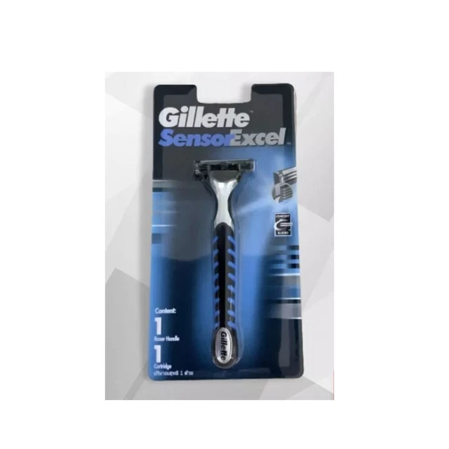 GILLETTE SENSOR EXCEL Gillette Sensor Excel Razor Blade with Handle for ...