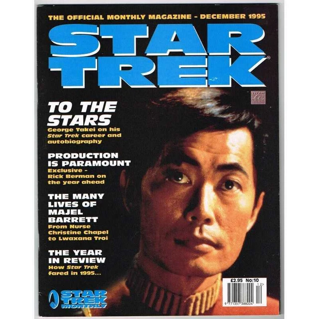 STAR TREK MONTHLY Magazine December 1995 mbox2975/b To the stars George ...