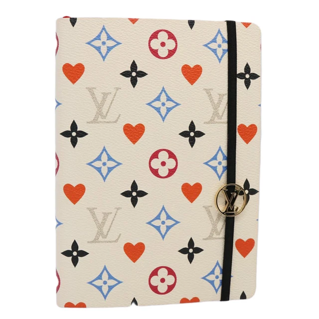 LOUIS VUITTON MONOGRAM Game On Kai Eclamance Note Cover White GI0586 ...