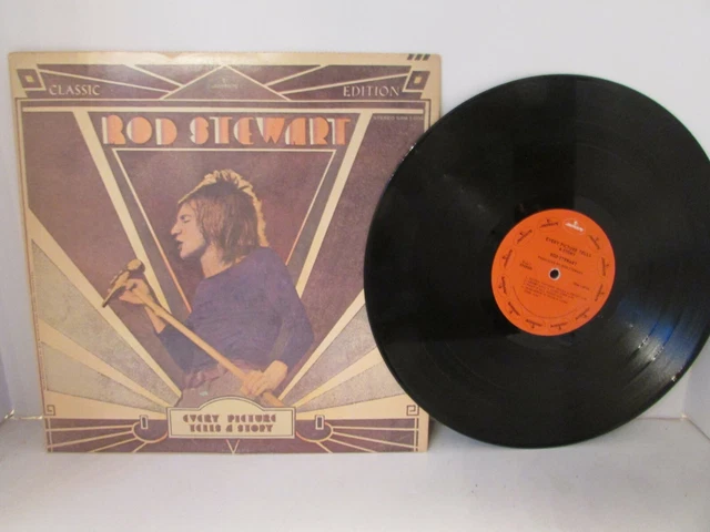 ROD STEWART EVERY Picture Tells A Story 33 Album Disco Mercury 609A ...